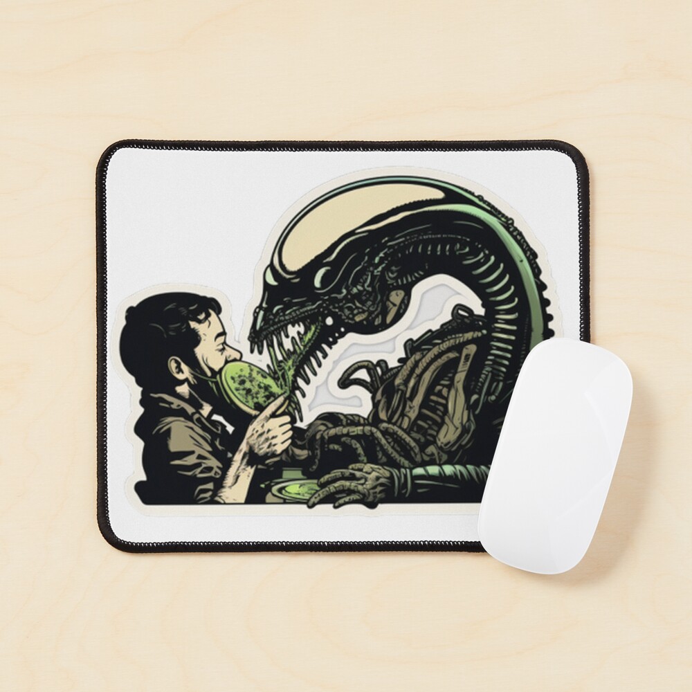 "alien xenomorph EATING HUMAN * STICKER" Sticker for Sale by TANKSHOP2 ...