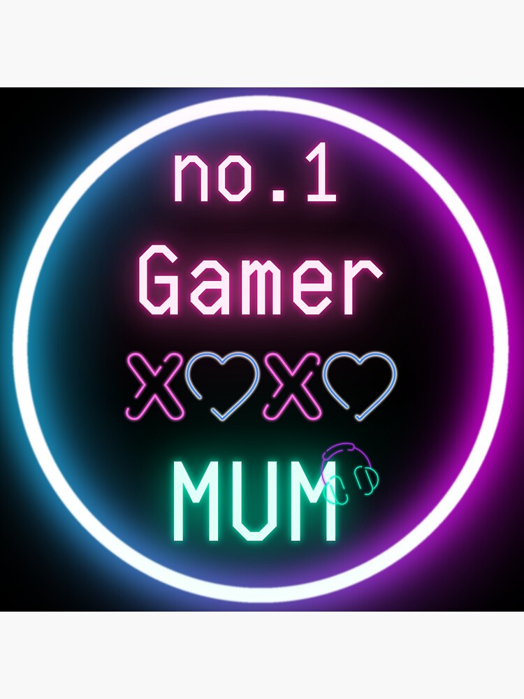 "Number One Gamer Mum Sticker,Magnet, Backpack, Mousemat Collection ...