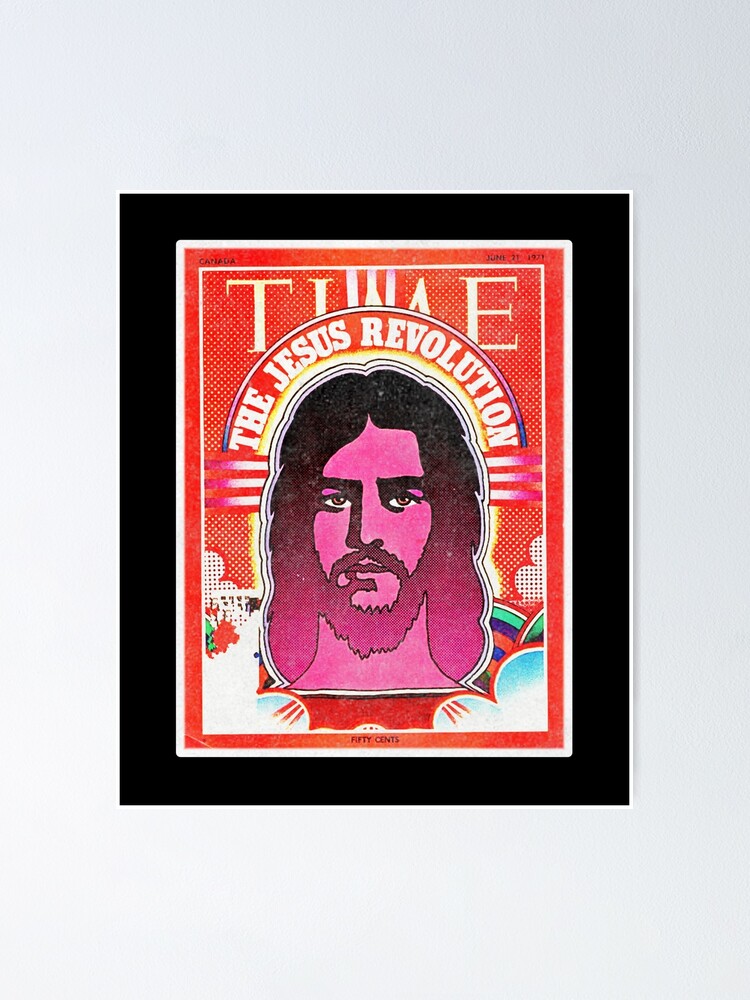 "THE JESUS REVOLUTION 2023 Retro Vintage Magazine Cover Design" Poster ...