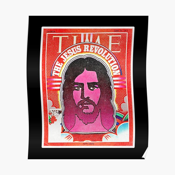 "THE JESUS REVOLUTION 2023 Retro Vintage Magazine Cover Design" Poster ...