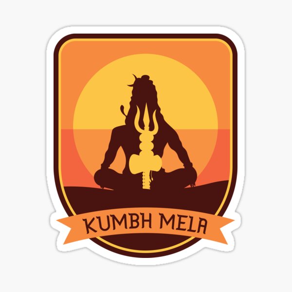 "Kumbh Mela - Festival of India" Sticker for Sale by Moritz Schwäble ...