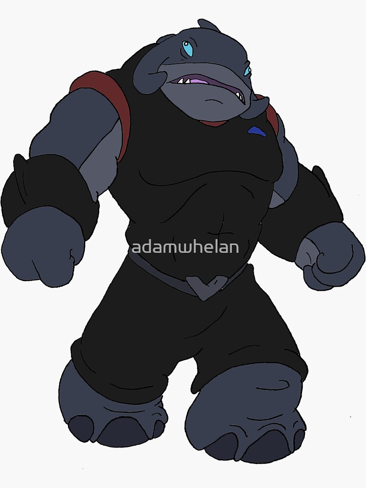"Gantu" Sticker for Sale by adamwhelan | Redbubble