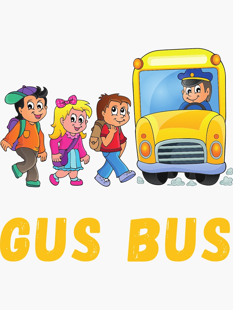 "Gus Bus" Sticker for Sale by yanginter1908 | Redbubble