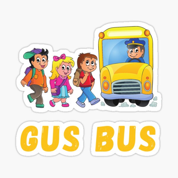 "Gus Bus" Sticker for Sale by yanginter1908 | Redbubble