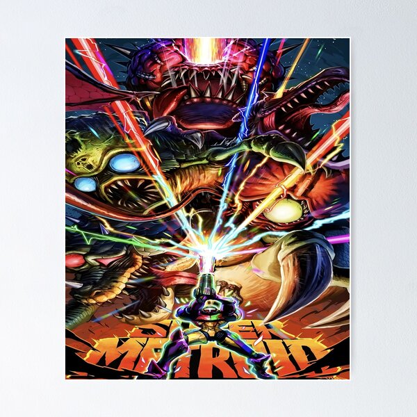 "metroid video game art" Poster for Sale by haynesnathan | Redbubble