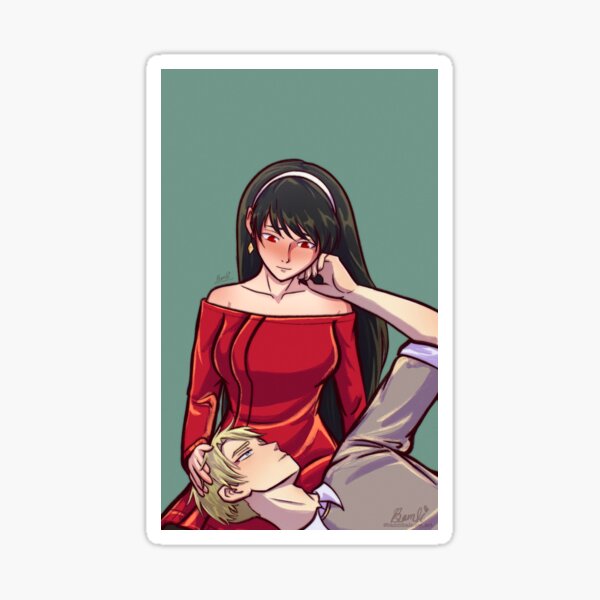 "Loid and Yor from Spy x Family" Sticker for Sale by bambibalance ...
