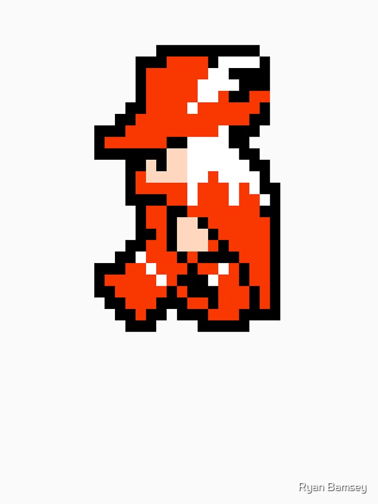 "8 Bit Red Mage " T-shirt for Sale by bamseyboy | Redbubble | red mage ...