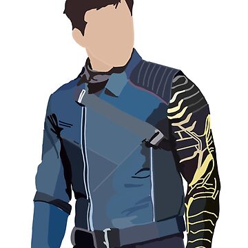 "Bucky " Sticker for Sale by meadowsbenjamin | Redbubble