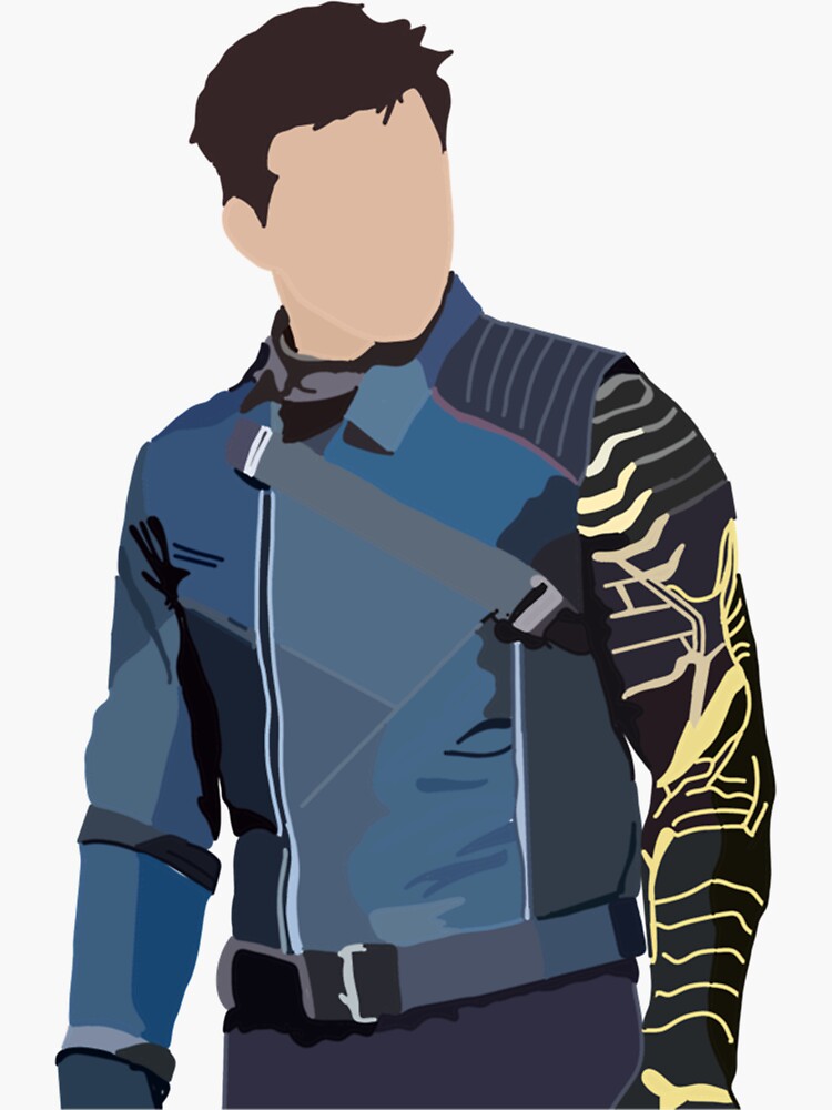 "Bucky " Sticker for Sale by meadowsbenjamin | Redbubble