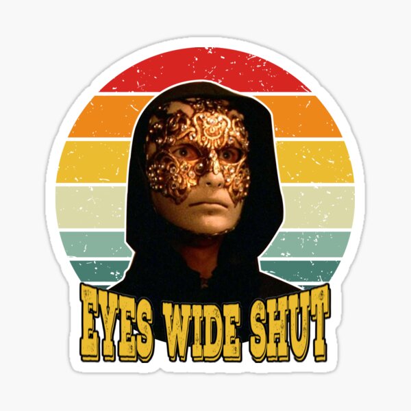"Eyes Wide Shut" Sticker for Sale by derekfiin | Redbubble