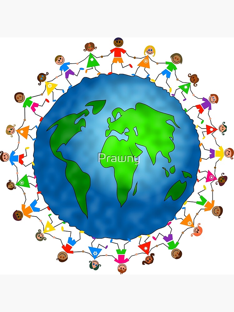 "Happy World Kids" Poster for Sale by Prawny | Redbubble