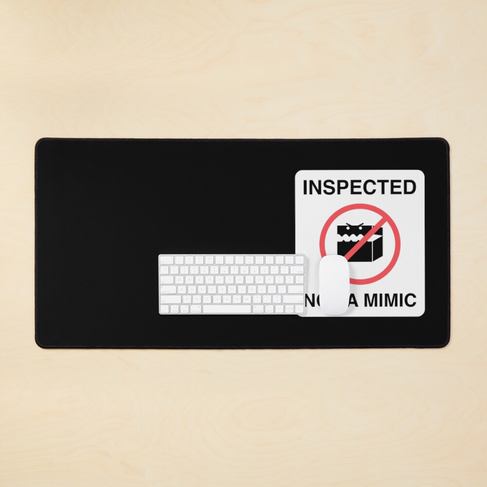"Funny Not a Mimic Sign Tableto RPG" Sticker for Sale by pixeptional ...