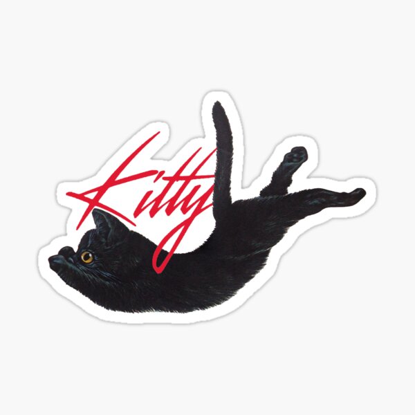 "Kitty Records Japan" Sticker for Sale by ItsCanaan | Redbubble