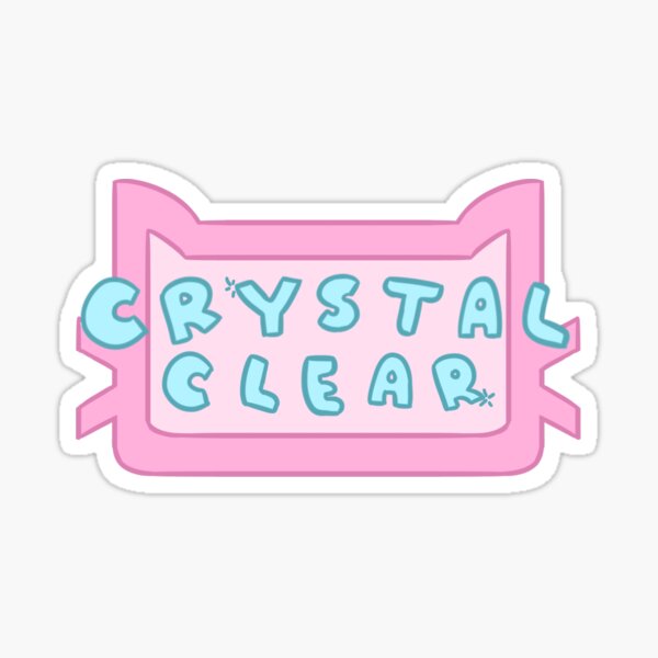 "CLC Crystal Clear logo" Sticker for Sale by negananmiwo | Redbubble