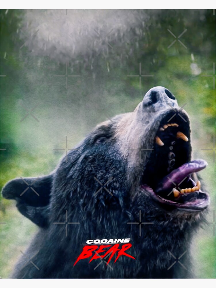 "Cocaine Bear [2023]" Sticker for Sale by CulturePopPop | Redbubble
