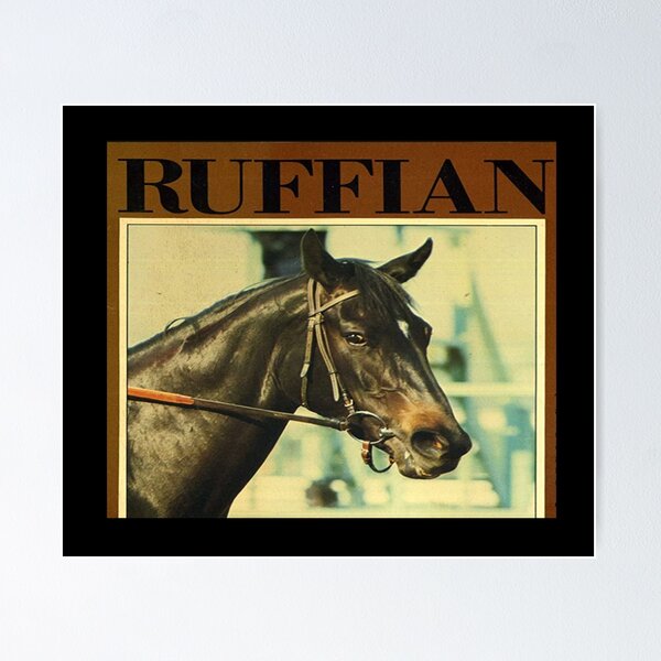 " Ruffian Horse" Poster for Sale by sagestar | Redbubble