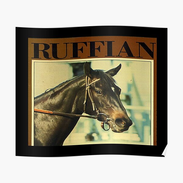 " Ruffian Horse" Poster for Sale by sagestar | Redbubble