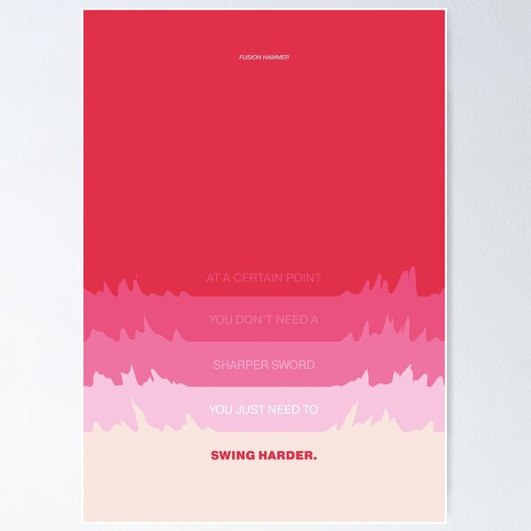 "Fusion Hammer - Slay the Spire Relic " Poster for Sale by ...