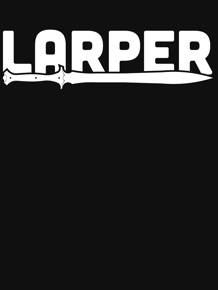 "LARPER | Medieval Sword" T-shirt for Sale by ethandirks | Redbubble ...