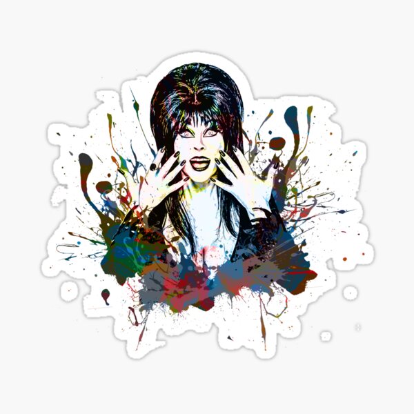 "Elvira Mistress pop art" Sticker for Sale by SyahrulPopArt | Redbubble