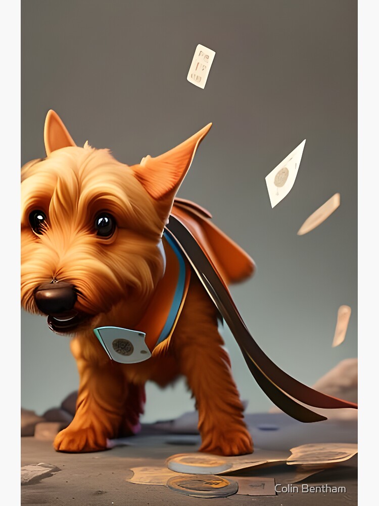 "Dog Lottery ticket design" Sticker for Sale by Colin-Bentham | Redbubble