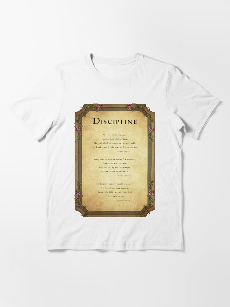 "Discipline" T-shirt by LaraAmbrose | Redbubble