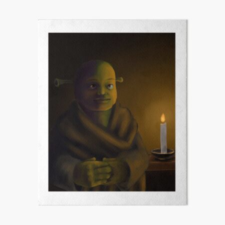 "Renaissance Shrek" Art Board Print for Sale by themoskabot | Redbubble