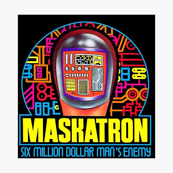"SIx Million Dollar Man - Maskatron - Bionic Man's Enemy Retro TV Toy ...