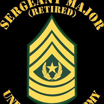 "Army - Enlisted - CSM - Retired - Command Sgt Major - Std" Cap for ...