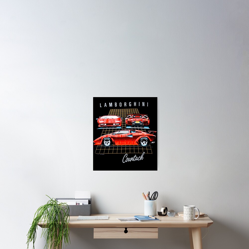 "Lamborghini Countach" Poster for Sale by SHOPEER33 | Redbubble