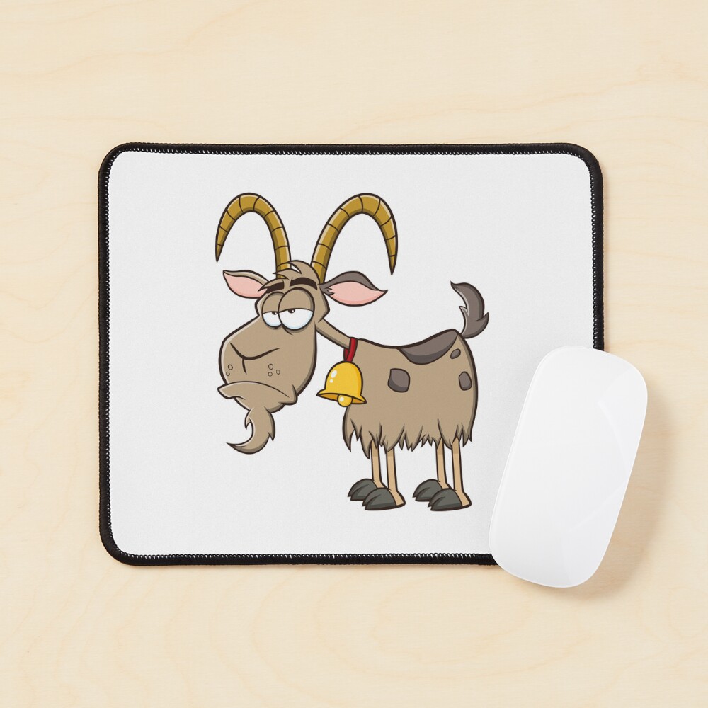 "Funny Goat Cartoon Character" Sticker for Sale by HitToon | Redbubble