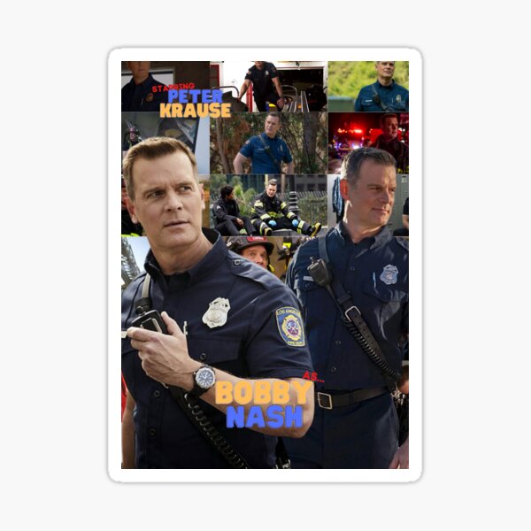 "Bobby Nash | 9-1-1" Sticker for Sale by lilyycoop | Redbubble