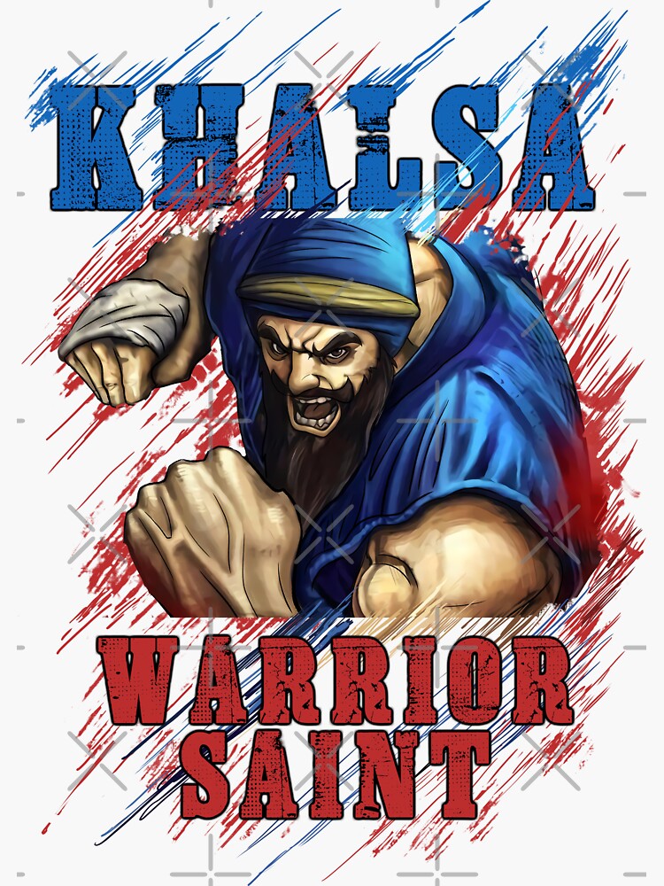 "Khalsa Saint warrior" Sticker for Sale by GeorgeEmmanual | Redbubble
