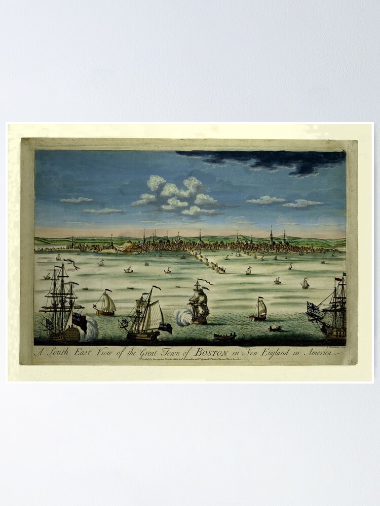 "Boston 1725" Poster by mollyfare | Redbubble