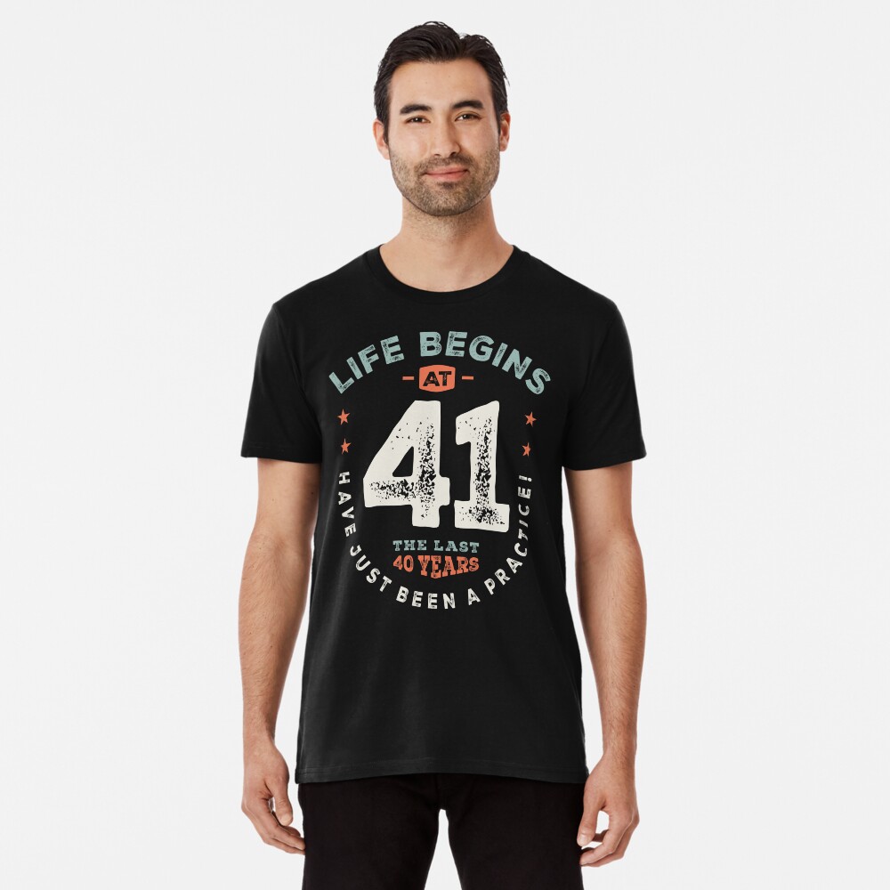 "41 Birthday Funny 41 Years Old " Greeting Card for Sale by cidolopez ...
