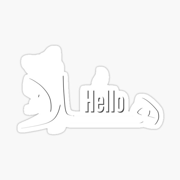 "Hala in Arabic and English" Sticker for Sale by bsoomstor | Redbubble