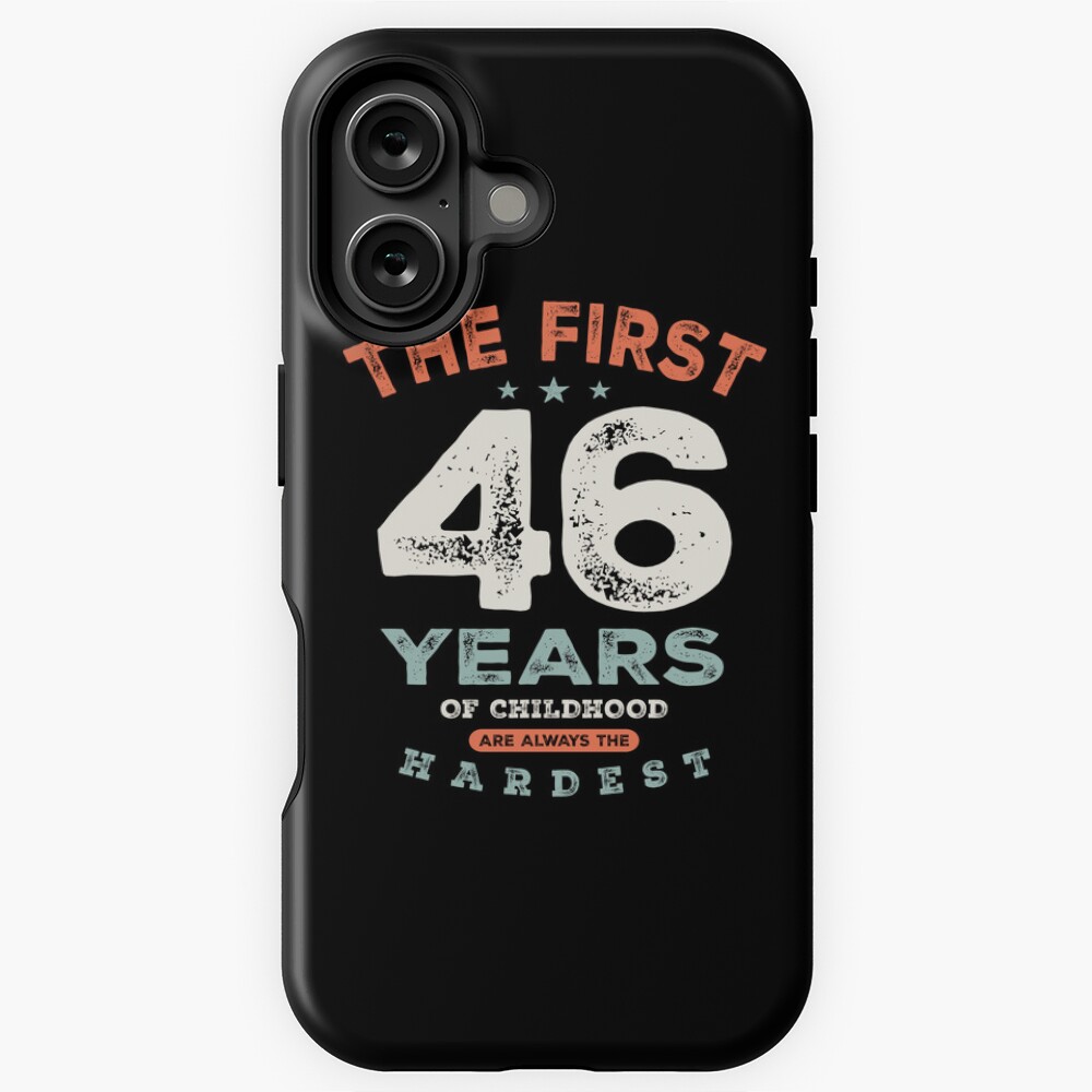 "46 Birthday Funny 46 Years Old " Poster for Sale by cidolopez | Redbubble