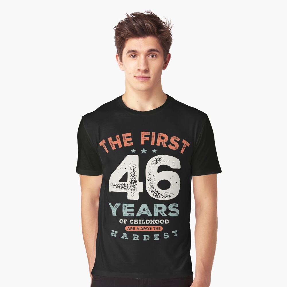 "46 Birthday Funny 46 Years Old " Poster for Sale by cidolopez | Redbubble