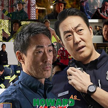 "Howard Howie ' Chimney ' Han | 9-1-1" Sticker for Sale by lilyycoop ...