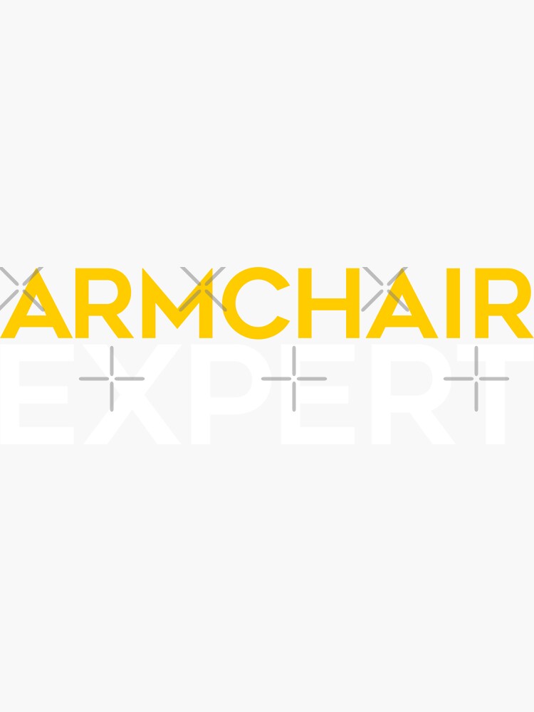"Armchair Expert Merch Armchair Expert Logo" Sticker for Sale by ...