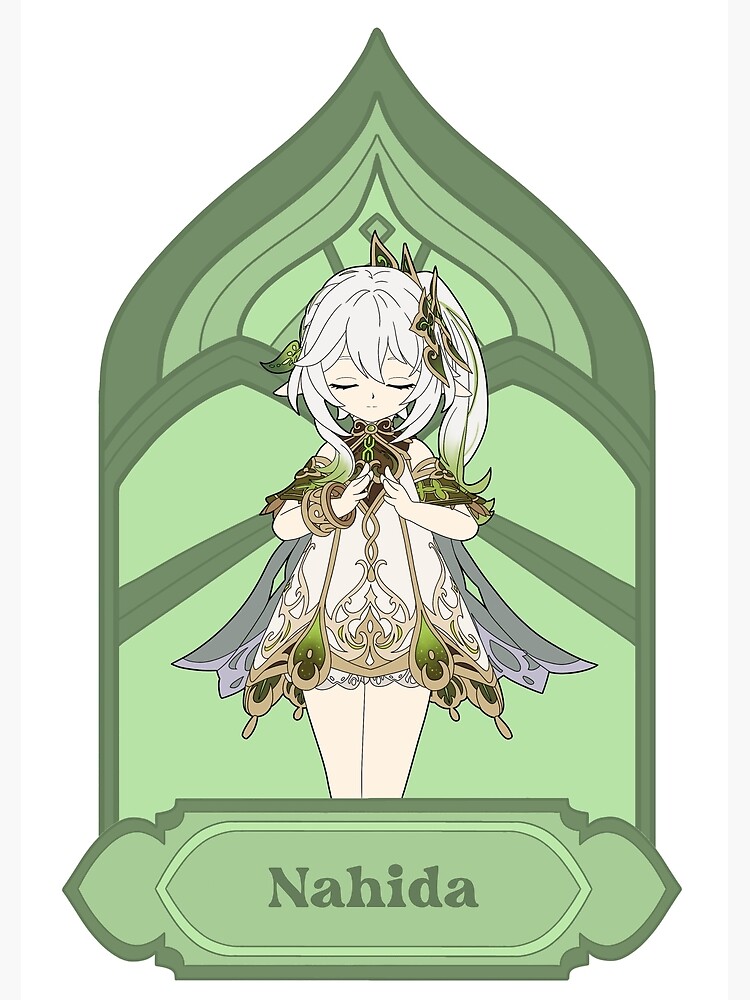 "nahida genshin impact" Poster by SAN- | Redbubble