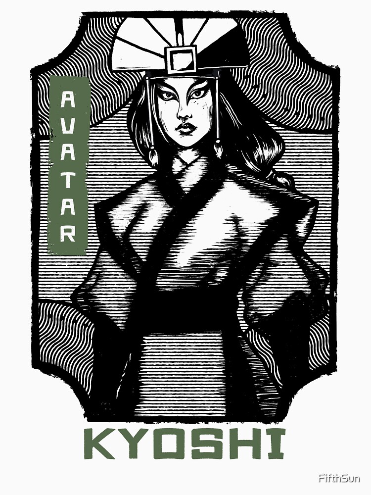 "Avatar: The Last Airbender Kyoshi Earth Kingdom Avatar" T-shirt for ...
