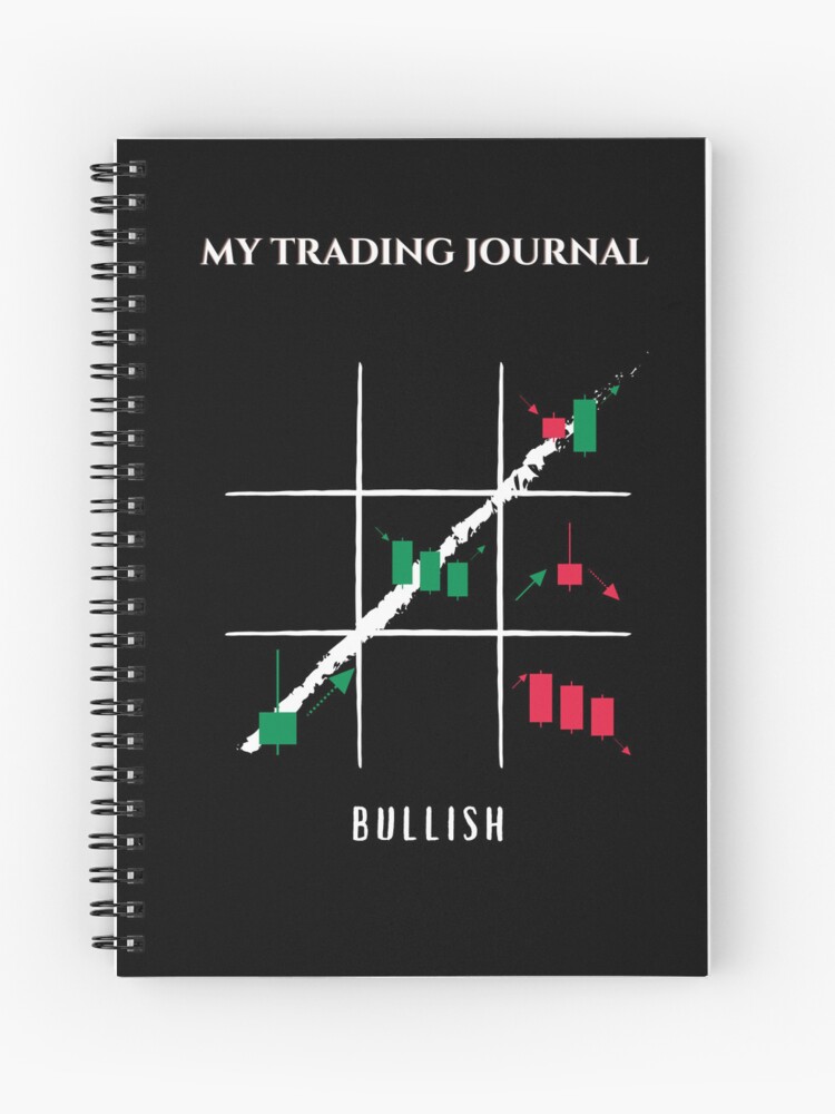 "Bullish Notebook, Trading Journal, for stock market, forex, day traders, Woman gift, Woman ...