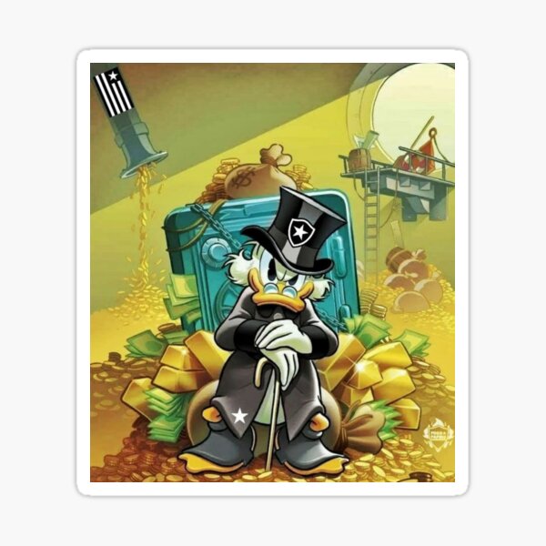 "Scrooge McDuck" Sticker for Sale by GEK-NERD | Redbubble