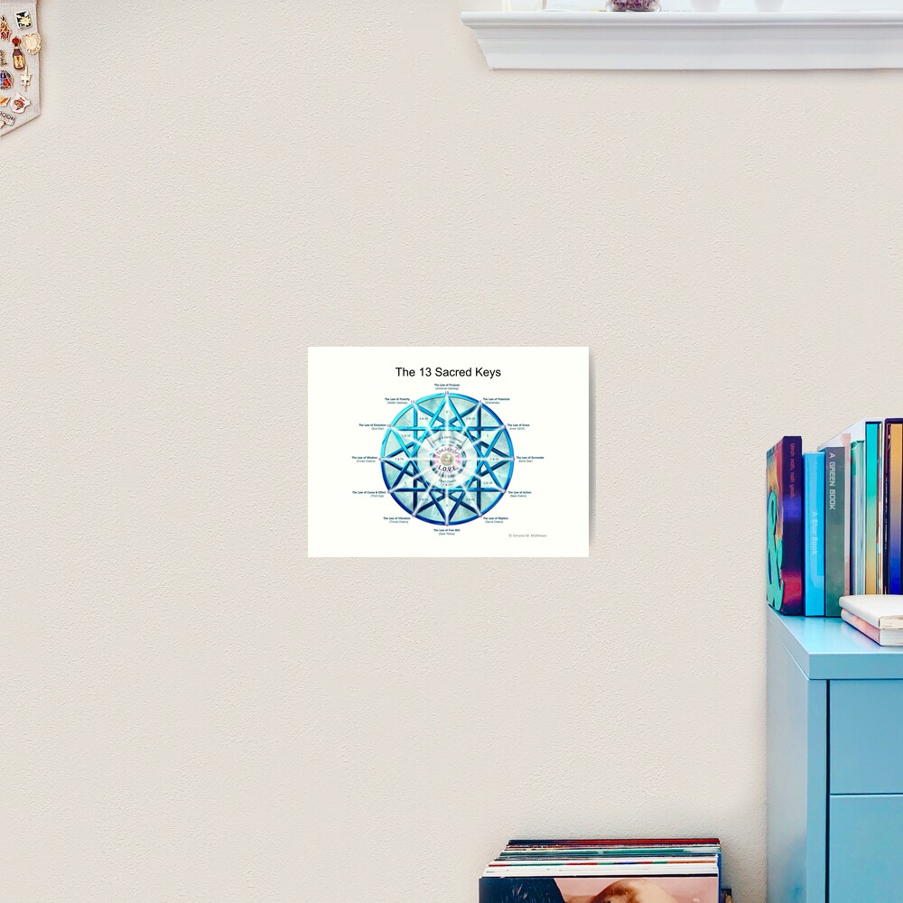 "The 13 sacred keys" Poster for Sale by Lovegrows1111 | Redbubble