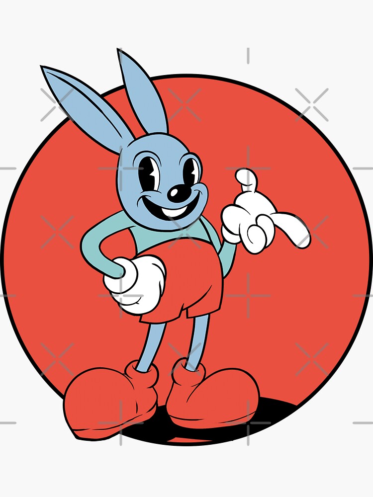"COOL WABBIT!" Sticker for Sale by uran-art | Redbubble
