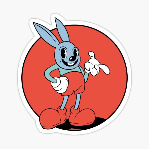 "COOL WABBIT!" Sticker for Sale by uran-art | Redbubble