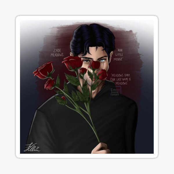 "zade meadows zade meadows zade meadows 3" Sticker for Sale by ...