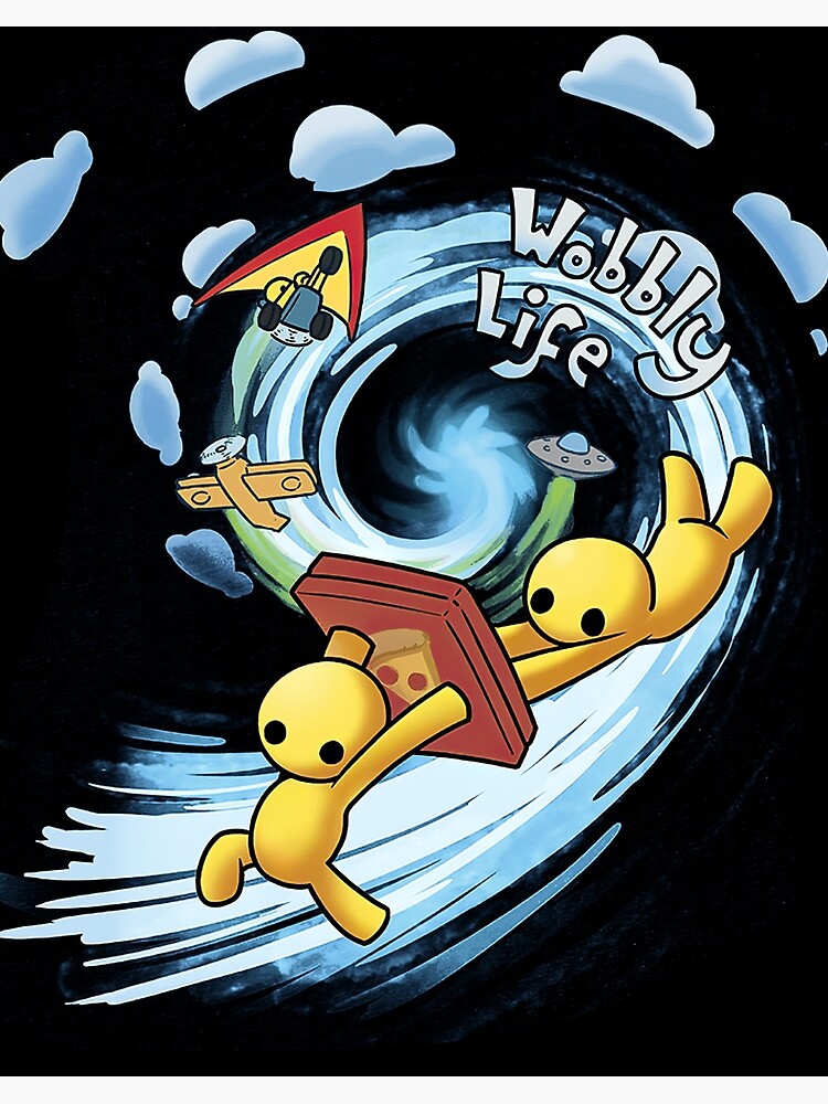 "Wobbly Life" Art Board Print for Sale by AlexBennettt | Redbubble