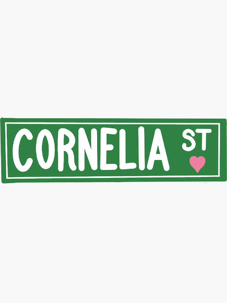 "Cornelia St " Sticker for Sale by ShopTCM | Redbubble
